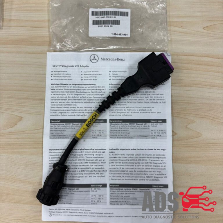 Mercedes-Benz 14 PIN Cable - Auto Diagnostic Solutions